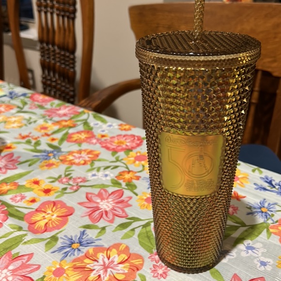 Starbucks | Dining | Starbucks Disneys 5th Anniversary Golden Mug With ...